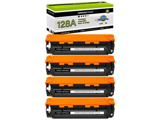 Click here for GREENCYCLE 4 Pack CE320A Black Compatible Toner Ca... prices