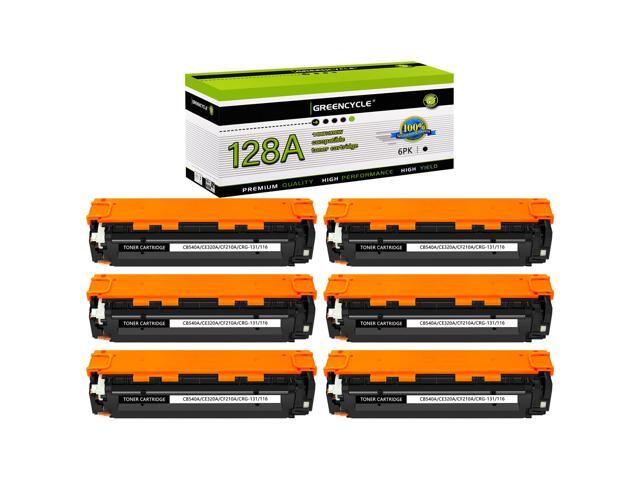 Click here for GREENCYCLE 6 Pack CE320A Black Compatible Toner Ca... prices