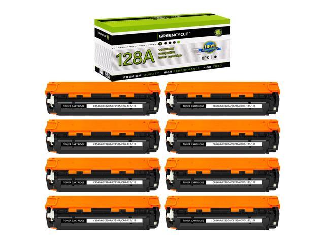 Click here for GREENCYCLE 8 Pack CE320A Black Compatible Toner Ca... prices