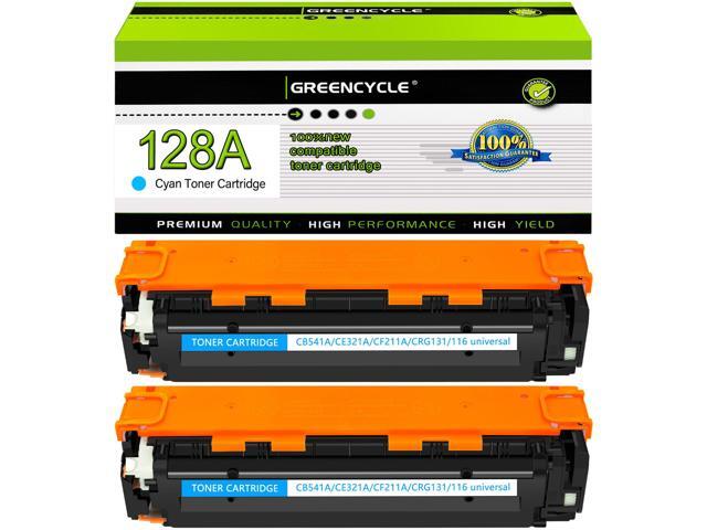 Click here for GREENCYCLE 2 Pack CE321A Cyan Compatible Toner Car... prices