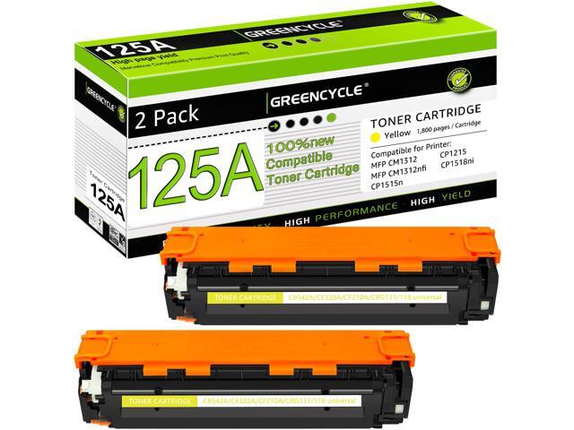 Click here for greencycle 2 Pack 125A CB542A Yellow Compatible To... prices