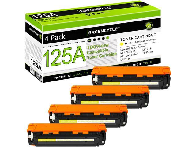 Click here for greencycle 4 Pack 125A CB542A Yellow Compatible To... prices