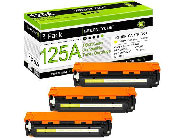 Click here for greencycle 3 Pack 125A CB542A Yellow Compatible To... prices