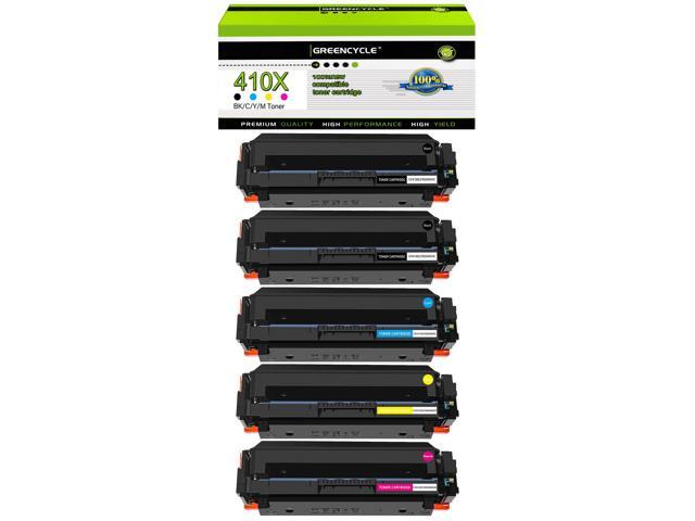 Click here for greencycle 5 Pack 410X High-yield Compatible Toner... prices