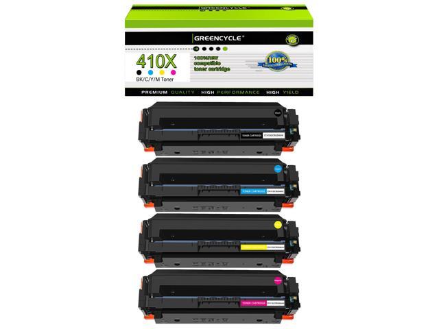 Click here for greencycle 4 Pack 410X High-yield Compatible Toner... prices