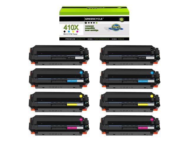 Click here for greencycle 8 Pack 410X High-yield Compatible Toner... prices