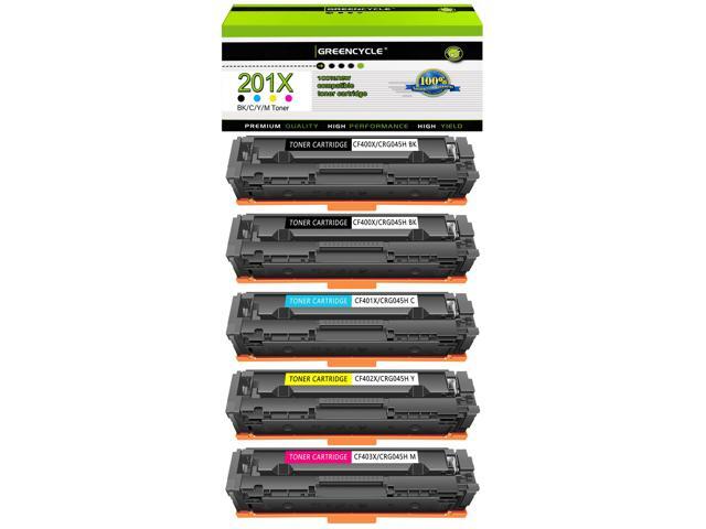 Click here for greencycle 5 Pack 201X High-yield Compatible Toner... prices