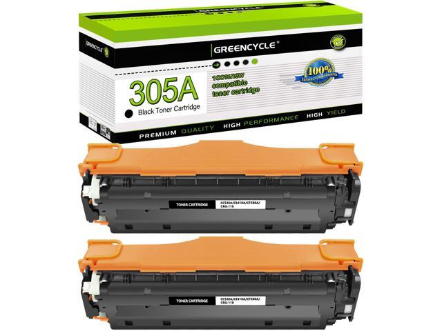 Click here for greencycle 2 Pack 305A Black Toner Cartridge Compa... prices