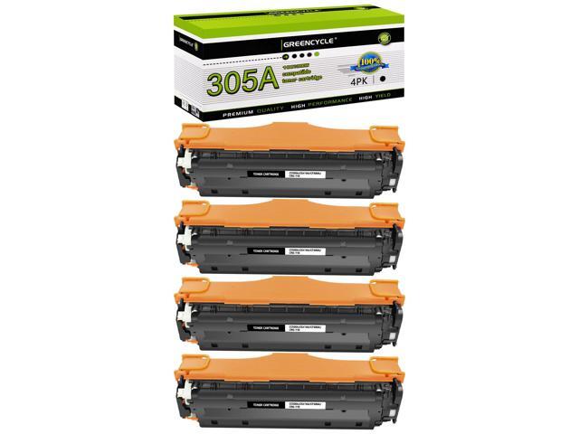 Click here for greencycle 4 Pack 305A Black Toner Cartridge Compa... prices