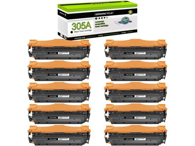 Click here for greencycle 10 Pack 305A Black Toner Cartridge Comp... prices