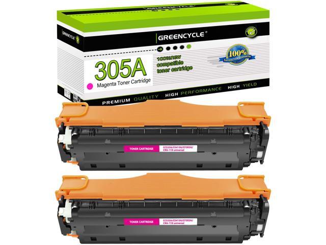 Click here for greencycle 2 Pack 305A Magenta Compatible Toner Ca... prices