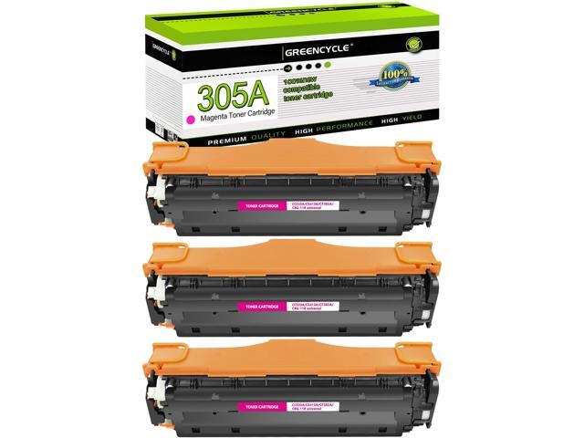 Click here for greencycle 3 Pack 305A Magenta Compatible Toner Ca... prices