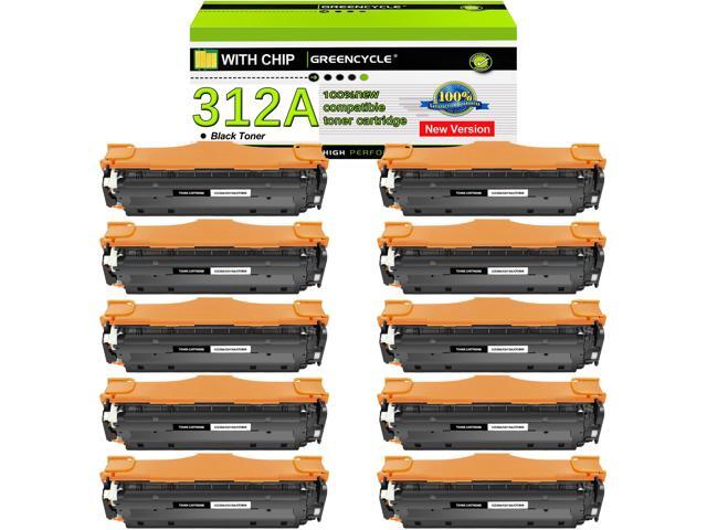 Click here for greencycle 10 Pack 312A CF380A Black Compatible To... prices