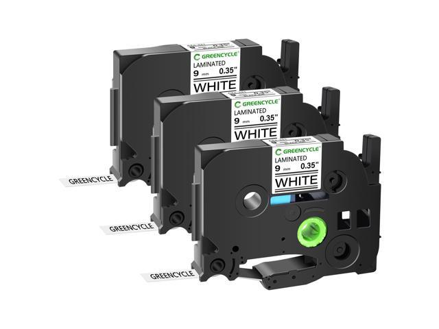 Click here for GREENCYCLE TZe-221 9mm 0.35 Laminated White Tape C... prices