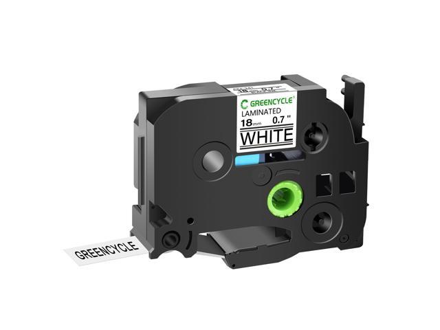 Click here for GREENCYCLE TZe-241 18mm 0.7 Laminated White Tape C... prices