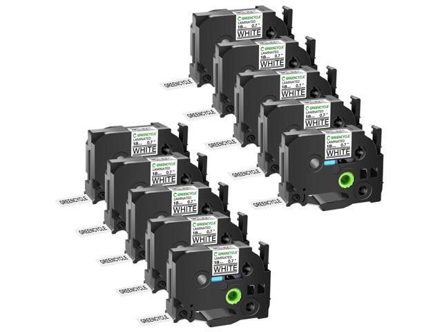 Click here for GREENCYCLE TZe-241 18mm 0.7 Laminated White Tape C... prices