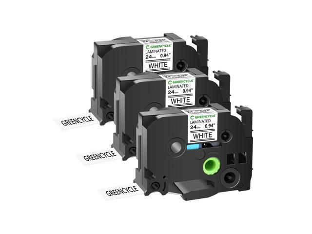 Click here for GREENCYCLE TZe-251 24mm 0.94 Laminated White Tape... prices