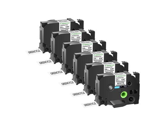 Click here for GREENCYCLE TZe-251 24mm 0.94 Laminated White Tape... prices