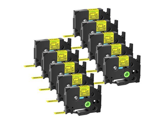 Click here for GREENCYCLE TZe-621 9mm 0.35 Laminated Yellow Tape... prices
