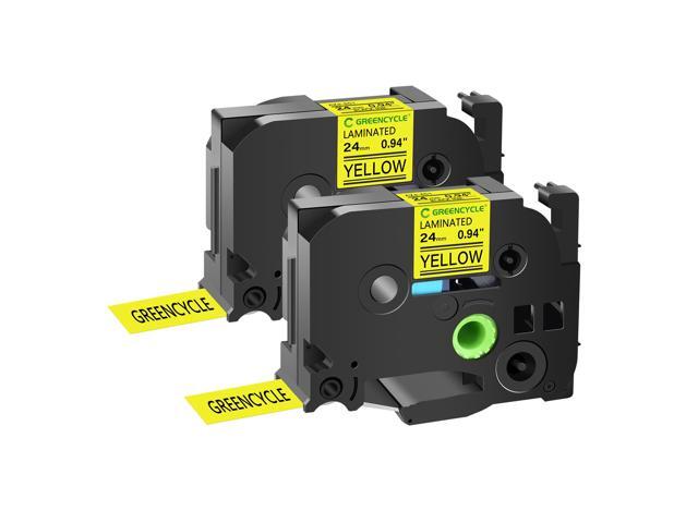 Click here for GREENCYCLE TZe-651 24mm 0.94 Laminated Yellow Tape... prices