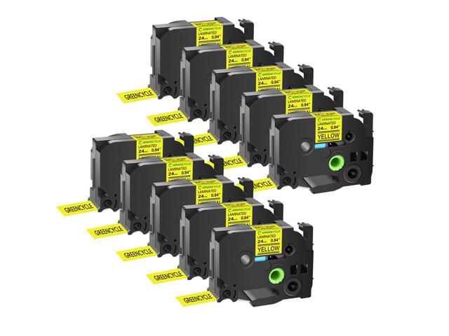 Click here for GREENCYCLE TZe-651 24mm 0.94 Laminated Yellow Tape... prices