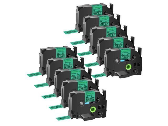 Click here for GREENCYCLE TZe-741 18mm 0.7 Laminated Green Tape C... prices