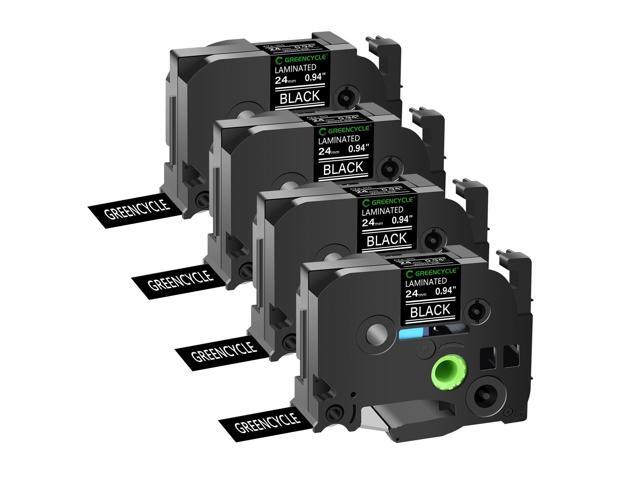 Click here for GREENCYCLE TZe-355 24mm 0.94 Laminated Black Tape... prices