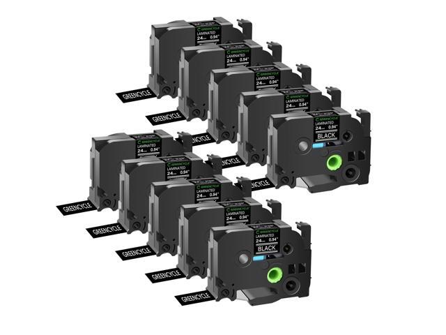 Click here for GREENCYCLE TZe-355 24mm 0.94 Laminated Black Tape... prices