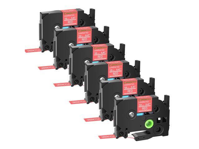 Click here for GREENCYCLE TZe-435 12mm 0.47 Laminated Red Tape Co... prices