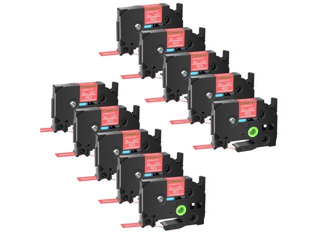 Click here for GREENCYCLE TZe-435 12mm 0.47 Laminated Red Tape Co... prices