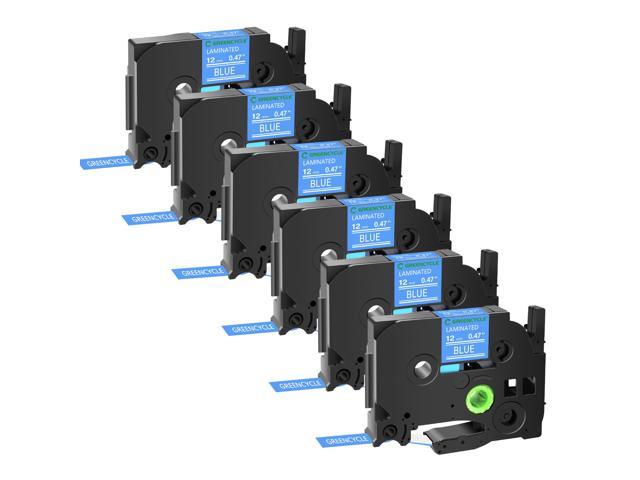 Click here for GREENCYCLE TZe-535 12mm 0.47 Laminated Blue Tape C... prices