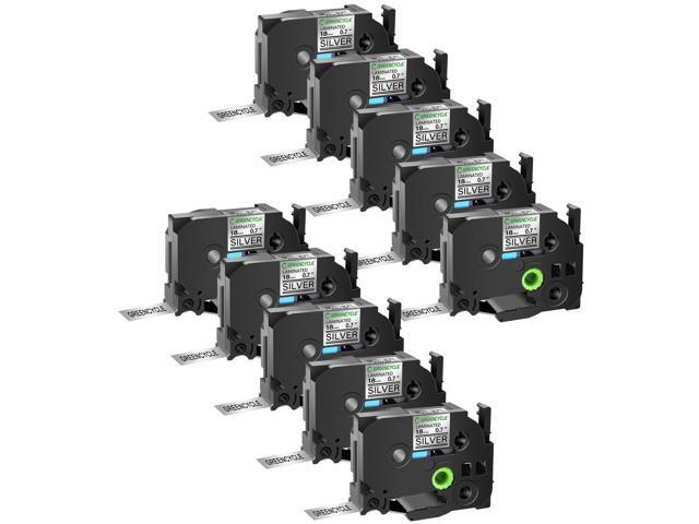 Click here for GREENCYCLE TZe-941 18mm 0.7 Laminated Silver Tape... prices