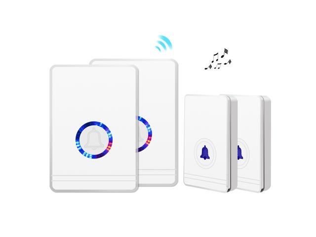 Click here for GREENCYCLE 2 Set Wireless Doorbell Door Open Chime... prices