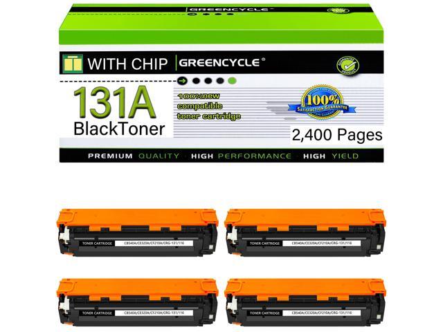 Click here for GREENCYCLE 4 Pack CF210A Black Compatible Toner Ca... prices