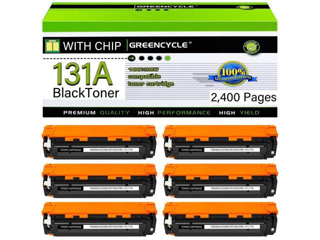 Click here for GREENCYCLE 6 Pack CF210A Black Compatible Toner Ca... prices