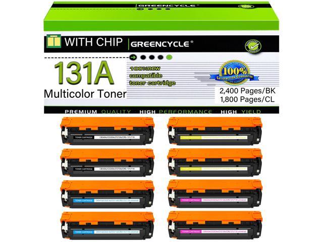 Click here for GREENCYCLE 8 Pack 131A Compatible Toner Cartridge... prices