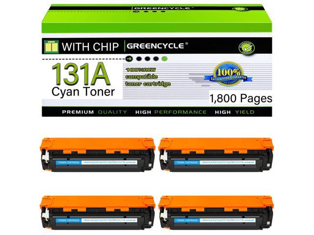 Click here for GREENCYCLE 4 Pack CF211A Cyan Compatible Toner Car... prices