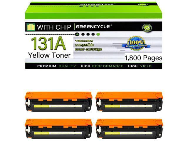 Click here for GREENCYCLE 4 Pack CF212A Yellow Compatible Toner C... prices