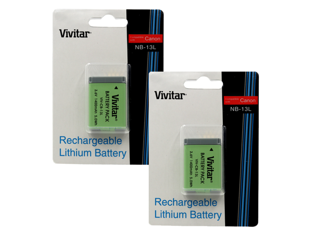 Click here for Two Rechargeable Replacement Battery for Canon NB... prices