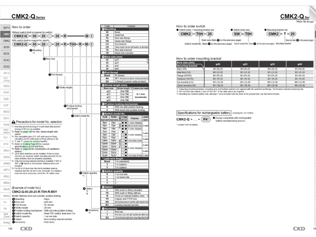 Click here for CKD CMK2-Q-00-20-250-H Small Bore Size Cylinder Ne... prices