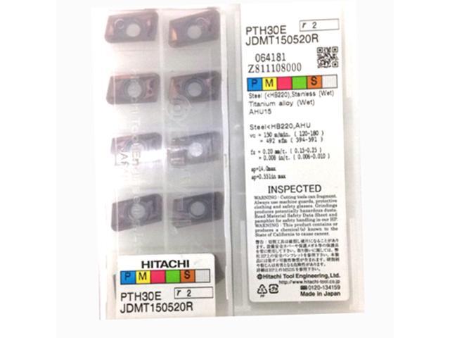 Click here for HITACHI JDMT150520R PTH30E Carbide Inserts 10PCS/... prices