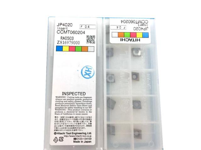 Click here for HITACHI CCMT060204 JP4020 CNC Milling Sheet New prices