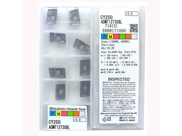 Click here for HITACHI APMT12T308R CY250 CNC Blade 10PCS/ Box New prices