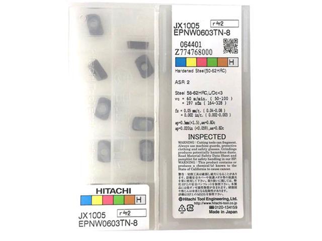 Click here for HITACHI EPNW0603TN-8 JX1005 CNC Blade 10PCS/ Box N... prices