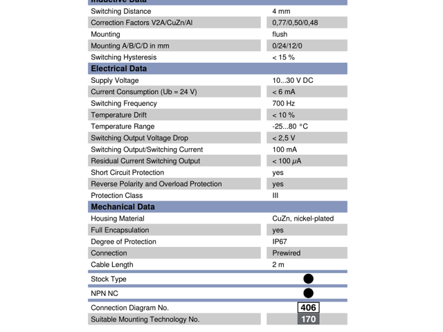 Click here for Wenglor Inductive Sensor IB040BM37TD NPN New prices