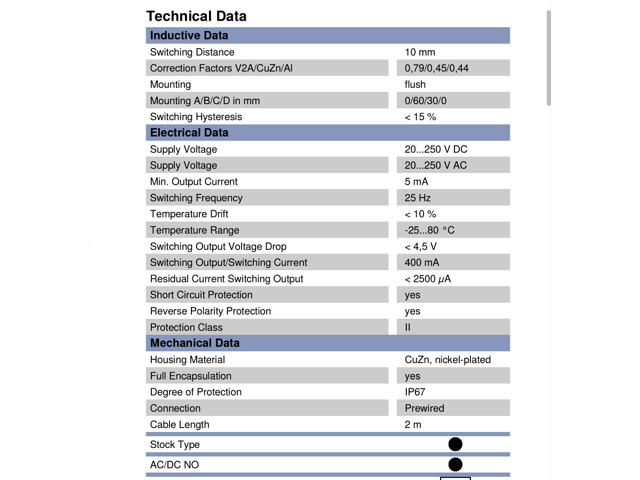 Click here for Wenglor Proximity Switch IX100BM80KB PNP New prices