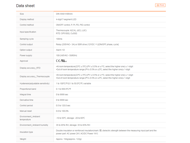 Click here for Autonics TC4H-24R Temperature Controllers Standard... prices