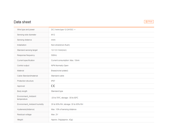 Click here for Autonics PRW12-4DN Proximity Inductive Sensors NPN... prices