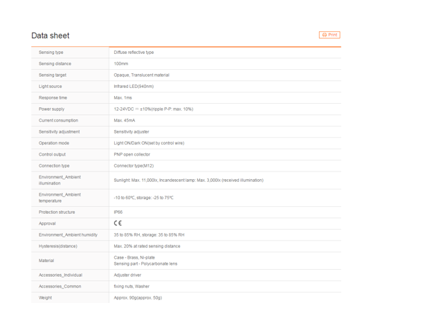 Click here for Autonics BR100-DDT-C-P Photoelectric Sensors Cylin... prices
