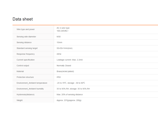 Click here for Autonics CR30-15AC Proximity Sensors Capacitive ty... prices